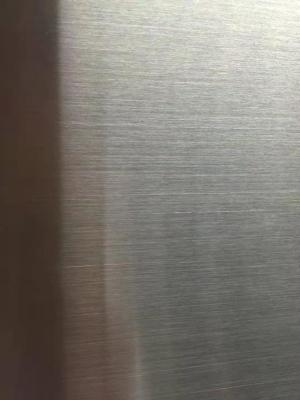 China Hair Line 430 Stainless Steel Sheet 1mm NO.4 Finish with PVC Film for sale