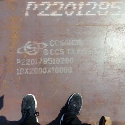 China AH36 DH36 EH36 Hot Rolled Shipbuilding Steel Plate 4-260mm Thickness with CCS ABS GL LR Certification for sale