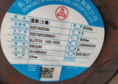 China AISI 4340 Alloy Steel Round Bar 16-450mm Diameter Annealed Forged High Strength for sale