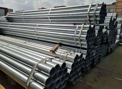 China SS400 DN40 0.4mm Thickness Galvanized Steel Pipe - 13.7-355.6mm OD Range with Zinc Coating 30-350g/m² for sale