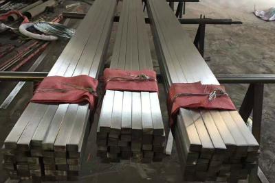 China 316L DIN 1.4404 Stainless Steel Square Bar 20×20mm to 100×100mm with ISO Certification for sale