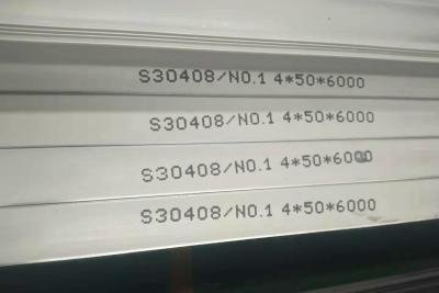 China Stainless Steel 304 Flat Bar 75x10mm 50x10mm ASTM A276 A240 Corrosion Resistant for sale