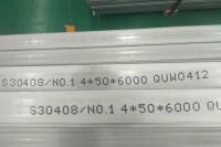 China Stainless Steel 304 Flat Bar 75x10mm 50x10mm ASTM A276 A240 Corrosion Resistant for sale