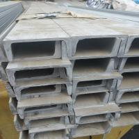 China Hot Rolled Stainless Steel U Channel 304 6m Length 50x37x4.5 to 200x100x10mm for sale