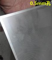China BA Perforated Sus304 Stainless Steel Sheet Micron Hole for sale