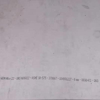 China ASME SB 575 UNS N06022 Hastelloy C22 Alloy Plate 0.03mm Thickness for sale