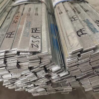 China Hot Dipped Galvanized Carbon Steel Flat Bar 6m Length S235JR A36 Grade for Structural Building for sale