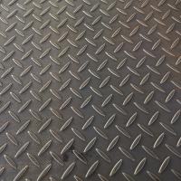 China ASTM A36 Hot Rolled Carbon Steel Diamond Checkered Plate 4mm Thickness 1510x6000mm for sale