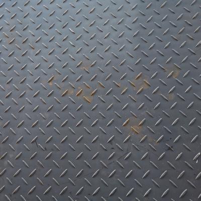 China A36 SS400 Hot Rolled Carbon Steel Diamond Checkered Plate 3mm Thickness 1260mm Width for sale