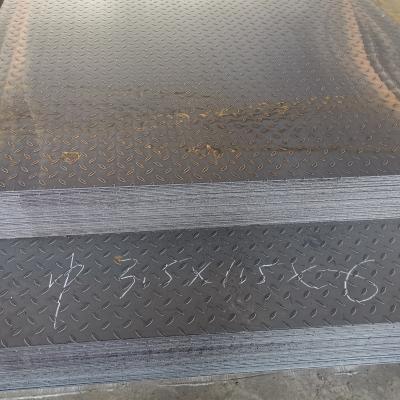 China ASTM A572 Grade 50 Checkered Diamond Plate Carbon Steel - 1-50mm Thickness, 250-600 MPa Yield Strength for sale