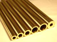 China C44300 CuZn28Sn1As CZ111 Yellow Copper Pipes 4-203mm OD Seamless Brass Tube 0.5-3.5mm Thickness for sale