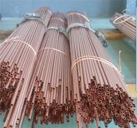 China ASTM B68 Seamless Red Copper Pipe 8-200mm OD with 0.5-15mm Wall Thickness for HVAC and Industrial Applications for sale