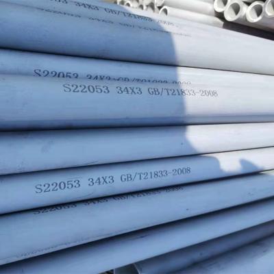 China Duplex Stainless Steel Seamless Tube S31803 S32205 S32750 OD 4mm-812.8mm for sale