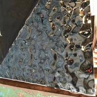 China Water Wave Stainless Steel Sheet Mirror Polished 316L 0.3-3.0mm Anti Corrosion for sale