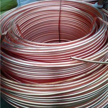 China C2700 Brass Coil Tube Bright Annealed OD 10mm x WT 0.7mm Seamless Copper Alloy Tubing for sale