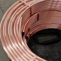 China ASTM B280 Seamless Copper Pipe 3.18-22.23mm OD 0.36-1.5mm Wall Thickness for Air Conditioner Refrigeration Systems for sale