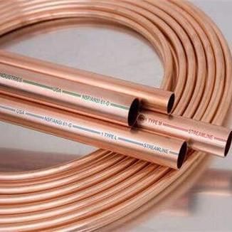 China C1220 Seamless Red Copper Tube OD 40mm for Air Conditioning Systems for sale