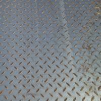 China MS Checkered Carbon Steel Plate Tear Drop Chequered S275jr SS400 A36 Q235 3mm Thick for sale