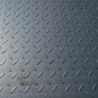 China MS Checkered Carbon Steel Plate Tear Drop Chequered S275jr SS400 A36 Q235 3mm Thick for sale