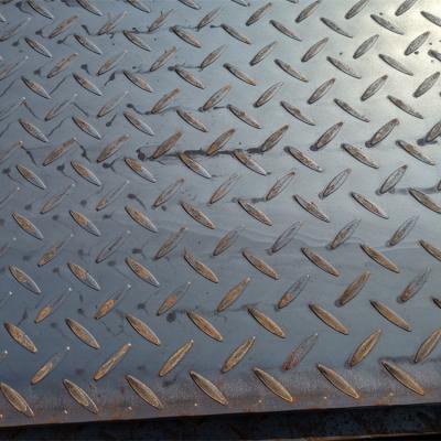 China Tear Drop Pattern Mild Steel Checkered Plate A36 Carbon MS for sale