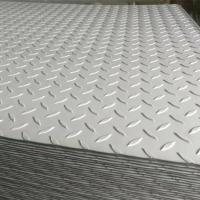 China Stainless Steel Anti Slip Sheet 304 316L 6000mm Length Non Slip Flooring Plate for sale