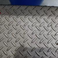 China Stainless Steel Anti Slip Sheet 304 316L 6000mm Length Non Slip Flooring Plate for sale