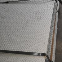 China Stainless Steel 304 Checker Plate 1.0-6.0mm Anti-Slip Diamond Pattern for Flooring for sale