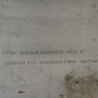 China S30408 Stainless Steel Plates 06Cr19Ni10 SUS304 10-150mm Thickness with 520MPa Tensile Strength for sale