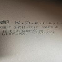 China S30408 Stainless Steel Plates 06Cr19Ni10 SUS304 10-150mm Thickness with 520MPa Tensile Strength for sale