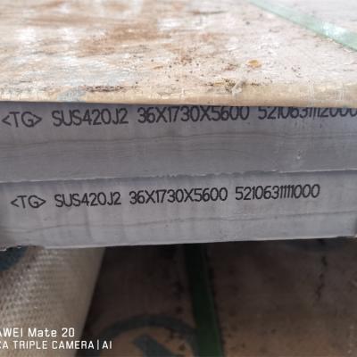 China 30Cr13 420J2 Stainless Steel Plate 1.4028 for Surgical Instruments 14% Chromium for sale