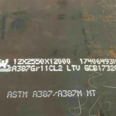China ASME SA387 Gr 11 CL2 Alloy Steel Plate for Pressure Vessels 0.04-0.17 Carbon for sale