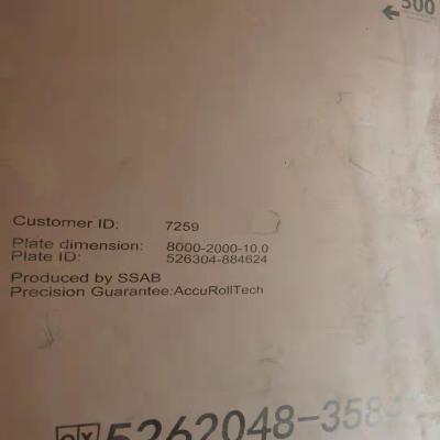 China AR500 Wear Resistant Steel Plate 6mm Thick 4x8 FT Abrasion Resistant Hot Rolled for sale