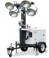 China AMF Trolley Wheels Mounted Kubota Diesel Generator 10 Kva Light Tower for sale