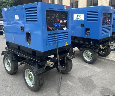 China Denyo 600A 400A 450Amp diesel engine driven DC welding units generator for sale