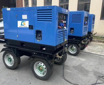 China Trolley wheeled 500A DC welder machine Stick Mig Arc 450A diesel driven welding generator for sale