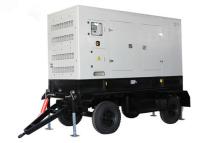 China Mobile 30kva 60kva Trailer Genset Diesel Generator Double Axle 4 Wheels towable weatherproof for sale