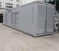 China Container power station 1250kva cummins diesel generator KTA38 - G9 engine synchronization for sale