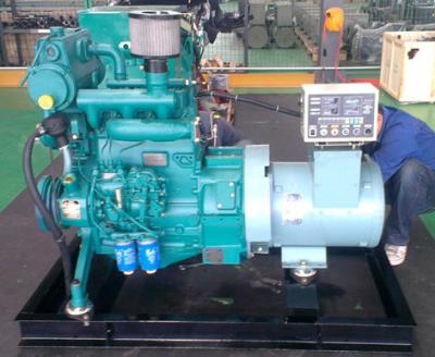 China 20kw lightweight compact genset diesel generator marine 30kva 25kva electrical Starting for sale