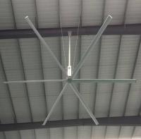 China USA 6 Blade Bigass Industrial Ceiling Fan 20ft HVLS Large Energy Saving For Cooling for sale