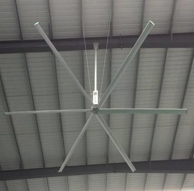 China USA 6 Blade Bigass Industrial Ceiling Fan 20ft HVLS Large Energy Saving For Cooling for sale
