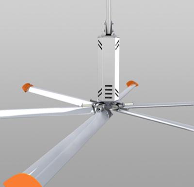 China USA 16foot Air ventilating industrial ceiling fan hvls big blade 363000 CFM low rpm for sale