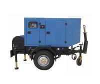 China Mobile trailer power 70kw Cummins diesel generator digital controller air filter for sale