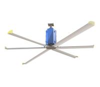 China 6 Blade 8ft 10ft VDF Speed HVLS Industrial Ceiling Fans for sale