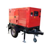 China 10kva Welder 8.0mm 400a Genset Diesel Generator Trailer Mounted for sale