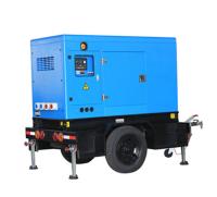 China Mobile 60kw 70kva 150kva Genset Diesel Generator With Wheels Trolley for sale
