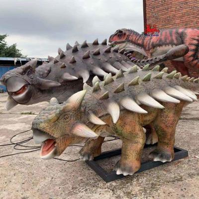 China Animated Realistic Animatronic Dinosaur  Life Size Ankylosaurus Type Dinosaurs for sale