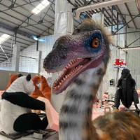 China Lifelike Realistic Animatronic Dinosaur Amusement Park Limusaurus Model for sale