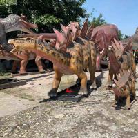 China Waterproof Outdoor Life Size Dinosaur Statues For Trampoline Park for sale