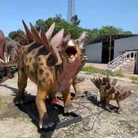 China Waterproof Outdoor Life Size Dinosaur Statues For Trampoline Park for sale