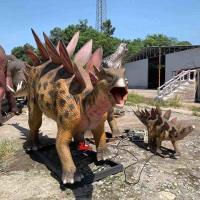 China Waterproof Outdoor Life Size Dinosaur Statues For Trampoline Park for sale